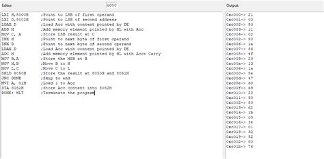 github sujalchoudhari 8085assemblytranslator a simple assembly 8085