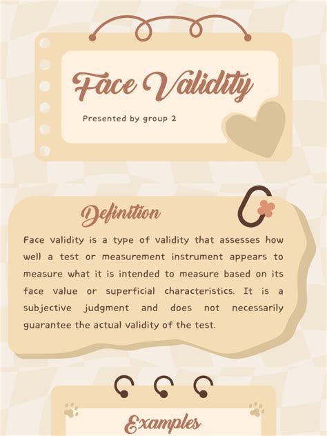 Face Validity Pdf