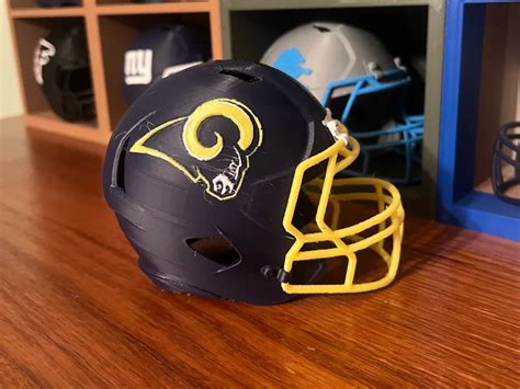 Los Angeles Rams Football Helmet By Fnapier68 Makerworld