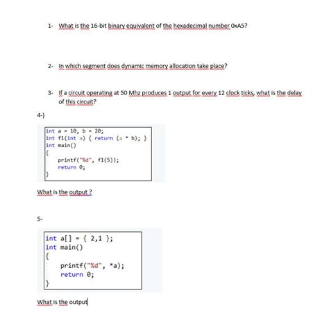 Solved 4 1 What Is The 16 Bit Binary Equivale Solutioninn