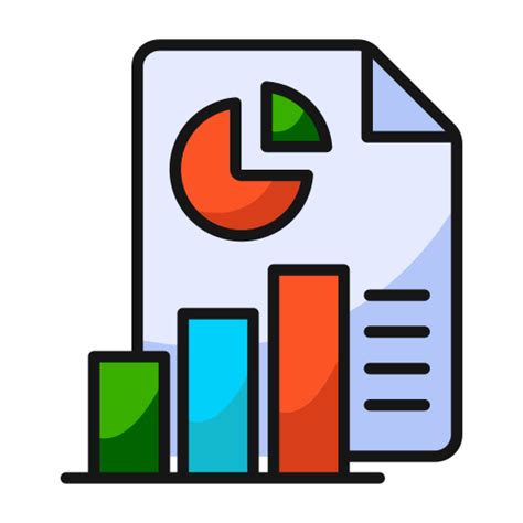 Data Report Generic Color Lineal Color Icon