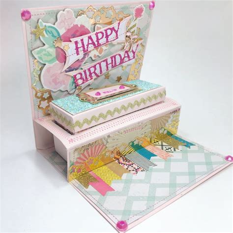 3d Birthday Card Paper Crafting Page