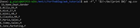 Awk Tutorial For Data Scientists And Engineers Predictive Hacks