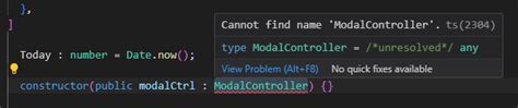 Fix With Ionic Framework Cannot Find Name Modalcontroller Rionic
