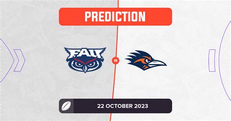 Florida Atlantic vs UTSA Prediction and Tips - 22 October 2023