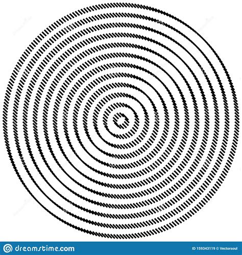geometric circle of squares rectangles angular spiral vortex abstract