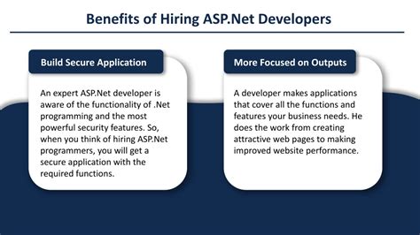 PPT Reasons To Hire ASP Net Developers For Application Development PowerPoint Presentation