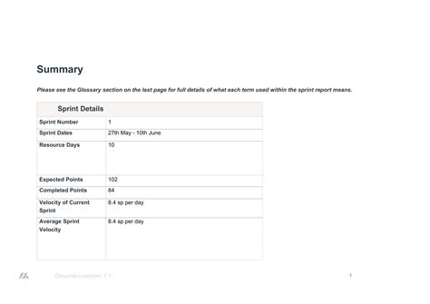 38 Free Printable Sprint Planning Templates [xls Word]
