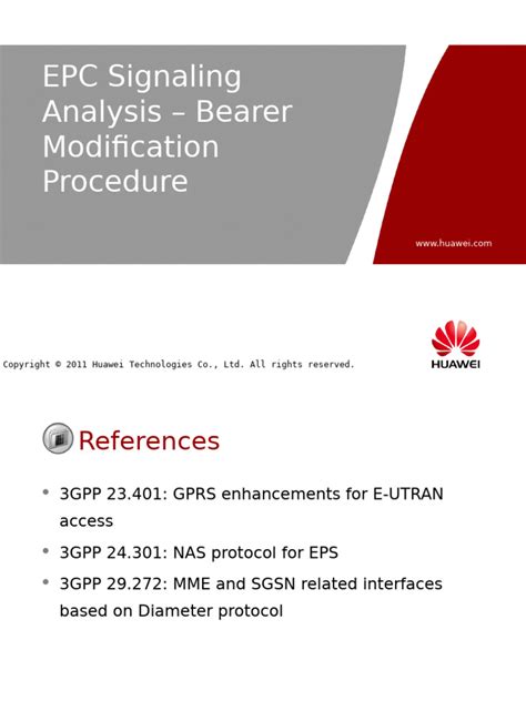 Oea000111 Sae Signaling Analysis Bearer Modification Procedures Issue 1 00 Pdf Data