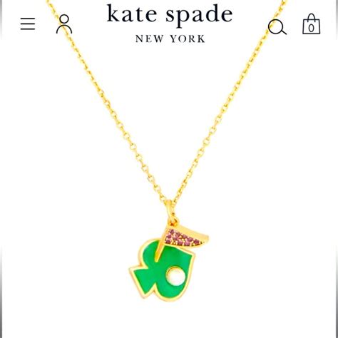 Kate Spade Jewelry Kate Spade Hole In One Golf Necklace Poshmark