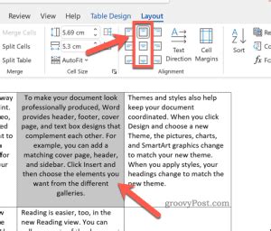 How To Center Text In Word