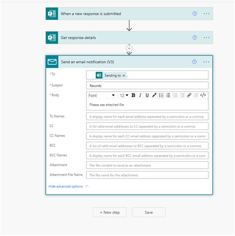 solved how do i save attachments from ms forms and send t power