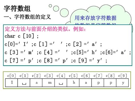 C语言程序设计——字符数组word文档在线阅读与下载无忧文档