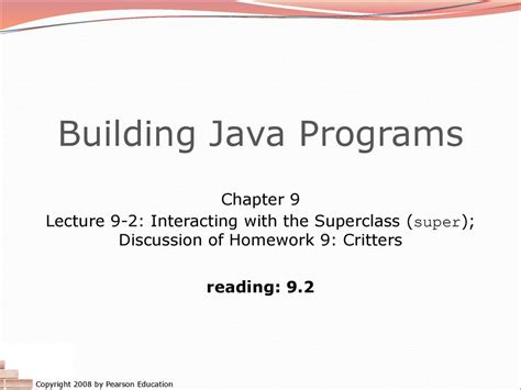 Building Java Programs Ppt Download