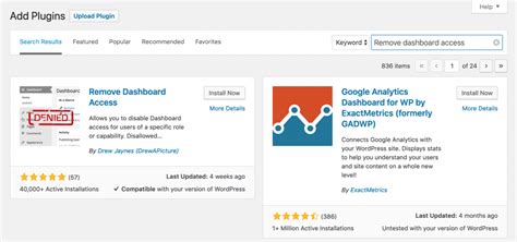 Hide The Wordpress Dashboard From Users Yoohoo Plugins