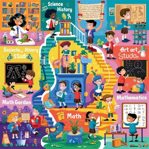 Premium Photo A Colorful Poster For Maths Art Project With The Words Maths On It