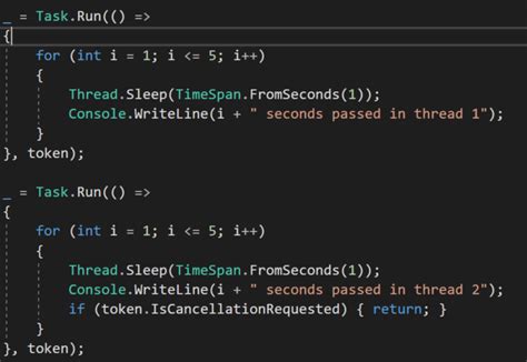 Proper Task Cancellation In Dotnet C