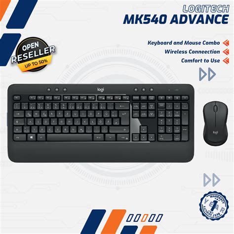 Jual Logitech MK540 Advance Keyboard Dan Mouse Wireless Shopee Indonesia