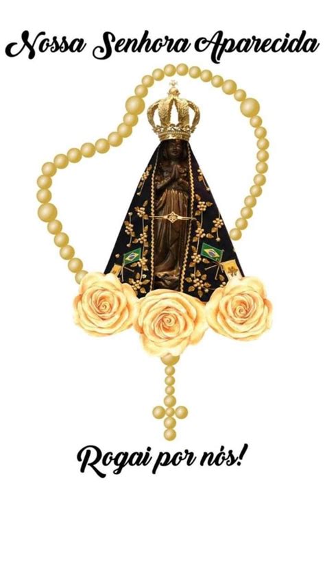 Terço Nossa Senhora Aparecida Imagem De Santos Católicos Imagem De