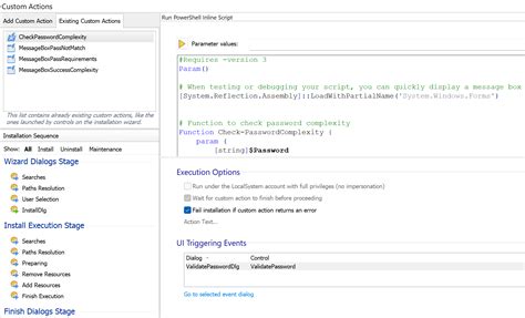 Validate User Input For Password Complexity