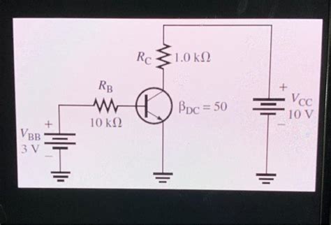 Solved Determine Whether Or Not The Transistor In The Figure Chegg