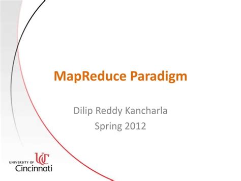 Mapreduce Paradigm Pptx Databases Computer Software And Applications
