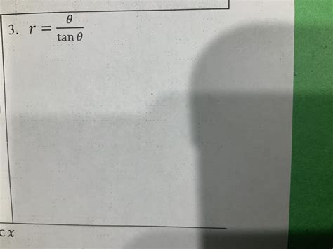 Solved r θtanθ Chegg com