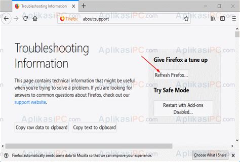 Cara Memperbaiki Browser Firefox Rusak Error