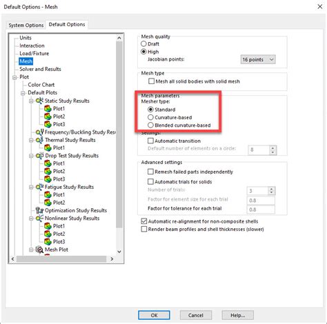 Meshing Improvements In Solidworks Simulation Central Innovation