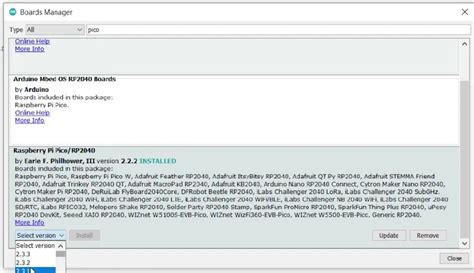 Как запрограммировать Raspberry Pi Pico с помощью Arduino Ide