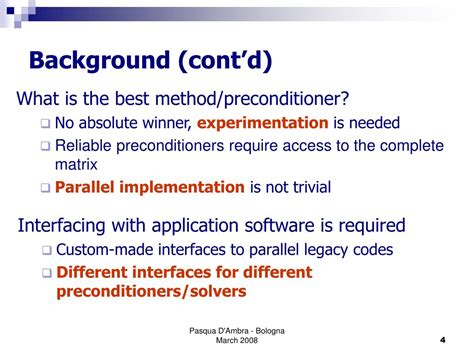 ppt mld2p4 a package of parallel algebraic multilevel