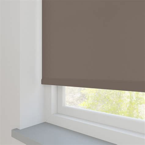 Splash Mocha Brown Twist Roller Blind