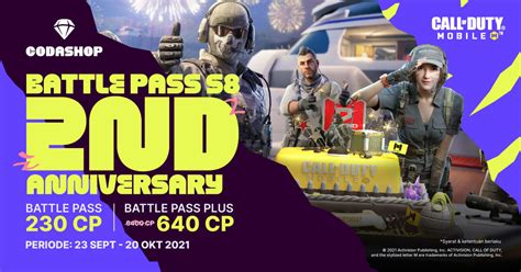 Codm Battle Pass S8 Rayakan 2nd Anniversary