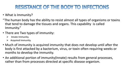Defense Mechanisms Of The Body Lecture Pptx