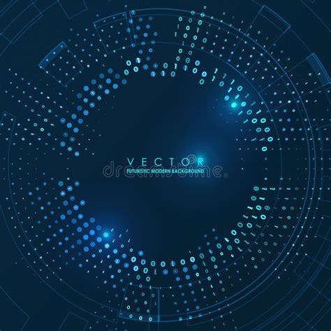 Abstract Big Data Visualization Stock Vector Illustration Of Code Flow 281535745