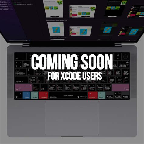 xcode keyboard shortcuts cover skin coming soon from editors keys