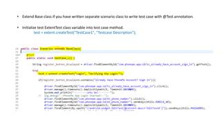 Extent Test Report V With Appium Selenium PPTX Web Design And HTML Internet