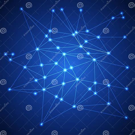 Network Connection Concept Stock Vector Illustration Of Abstract