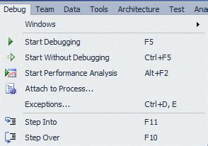 Debugging With Visual Studio 2010