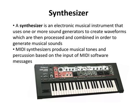 The Midi Protocol Musical Instrument Digital Interface Pptx