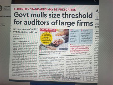 Ketan Dalal On Linkedin Seems To Be A Good Move Auditing Is Becoming