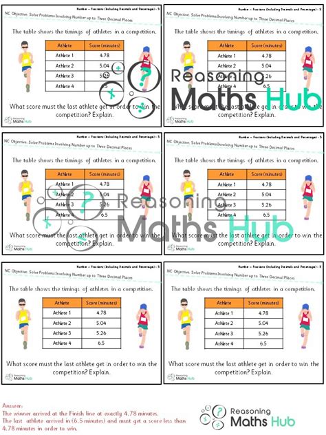 Solve Problems Involving Number Up To Three Decimal Places Master The Curriculum