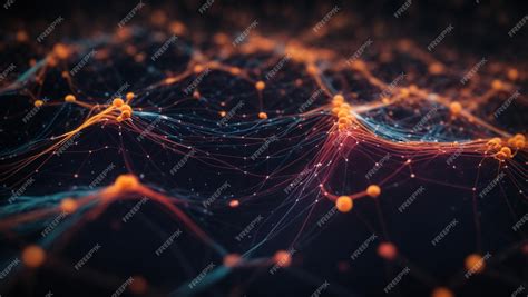 Premium Photo An Abstract Illustration Of Data Flowing Through A