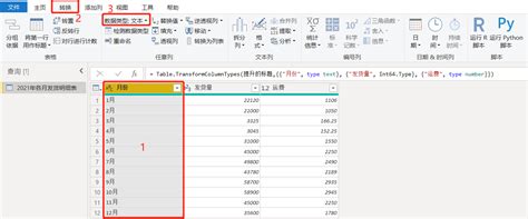 [power query] 数据类型转换 powerbi数据类型更改 csdn博客