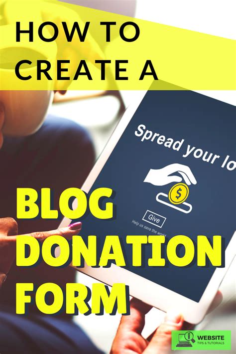 how you can easily create a wordpress donation form blogging advice