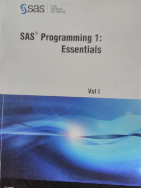 SAS Programming Essentials Vol I Amazon In Books