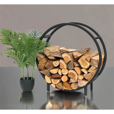 17 Stories Padon 60 cm B x 20 cm T Kaminholzständer aus Metall Wayfair de