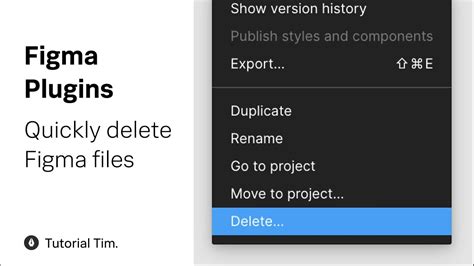 Figma Tips And Tricks Quickly Delete A File Youtube