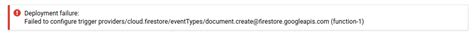Firebase Why Are My Cloud Firestore Triggers Not Working Using The