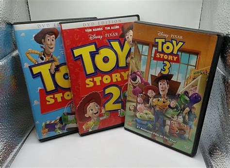 Disney Pixar Toy Story Dvd Lot Toy Story 1 2 3 All 3 For 1 Price £12